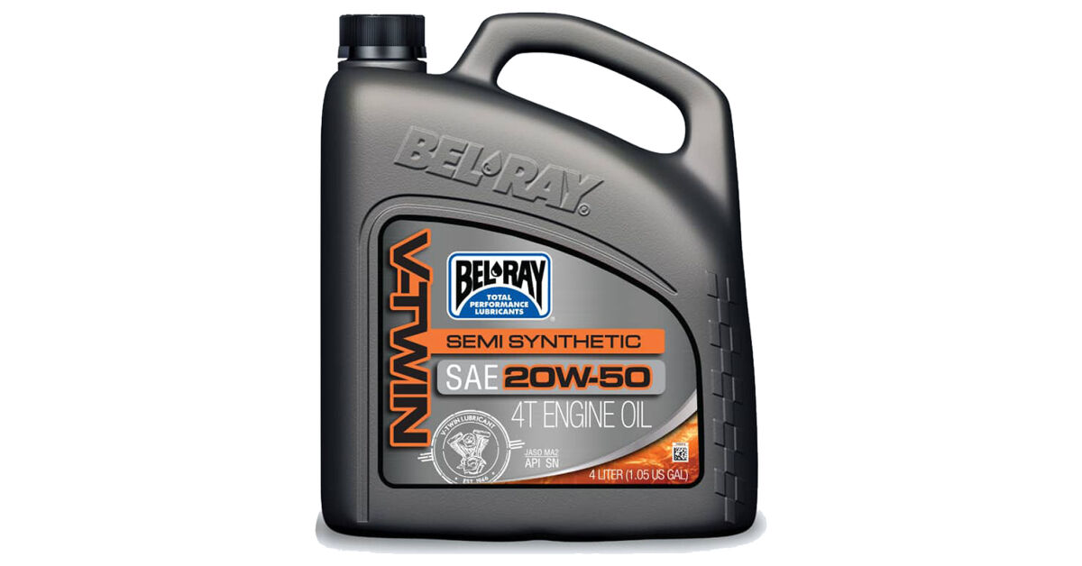 Bel-Ray V-Twin 20w50 Semi Synthetic Engine Oil 4L